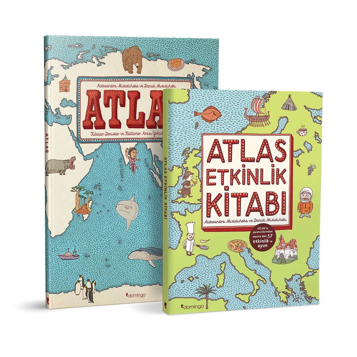 Atlas Set (Atlas + Atlas Etkinlik) – DOMİNGO YAYINEVİ